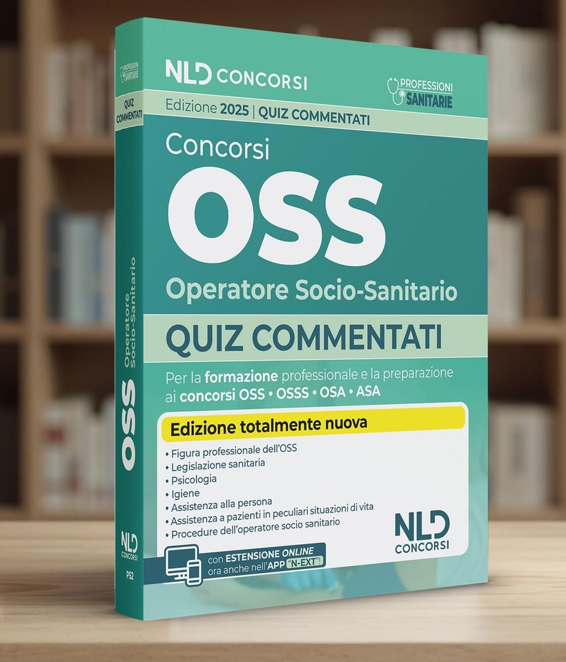 AA. VV. Concorsi OSS Operatore Socio-Sanitario. Quiz commentati per la p (Poche) | eBay