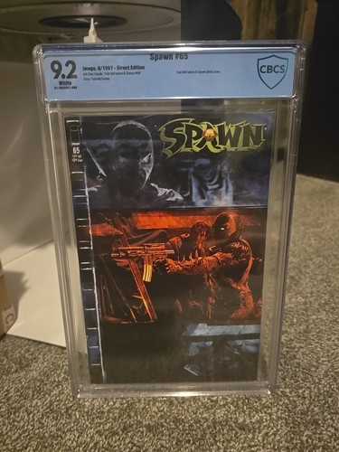 Spawn #65 CBCS Graded 9.2 Image 1997 Todd McFarlane Cover White Pages ...