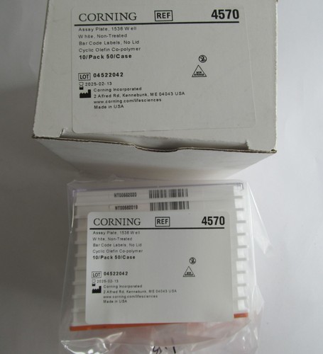 CORNING (9071BC) Same As 4570 1536 WELL PLATE WHITE NON-TREATED NO LID ...