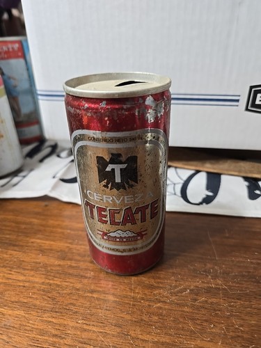 Tecate Cerveza, Early Ring Pull Tab Beer Can | eBay