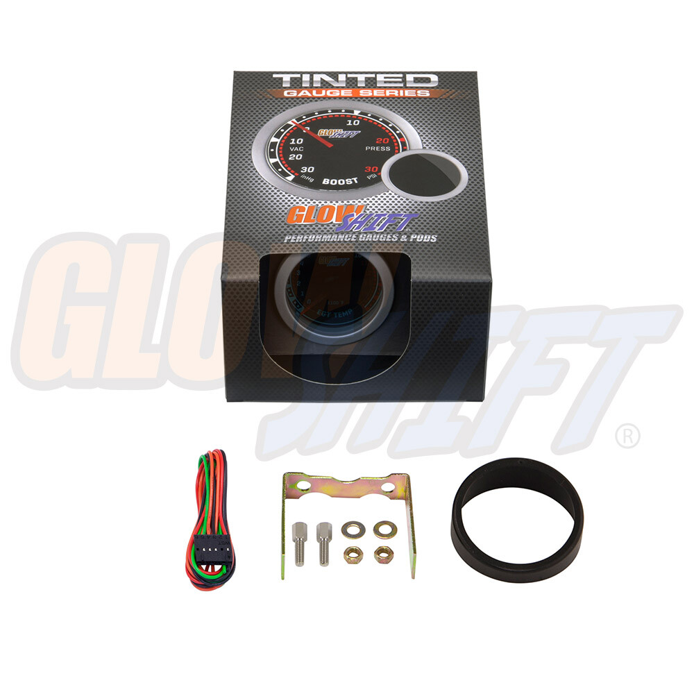 2 1/16" GLOWSHIFT TINTED TACHOMETER TACH GAUGE RPM METER KIT w BACKLIT ...