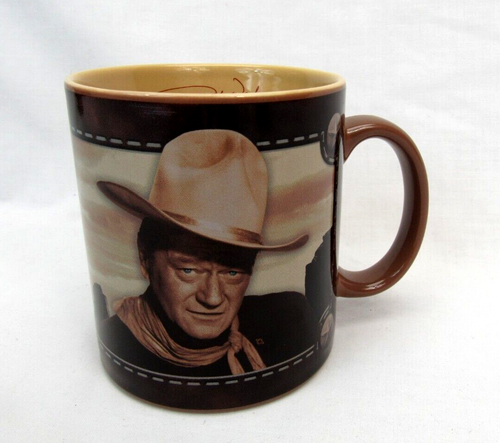 John Wayne Ceramic Coffee Mug by Vandor "Whoa, take'er easy there ...