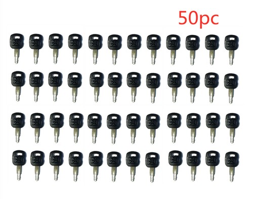 50pc Old Style Ignition Key Set For CAT Caterpillar Heavy Equipment ...