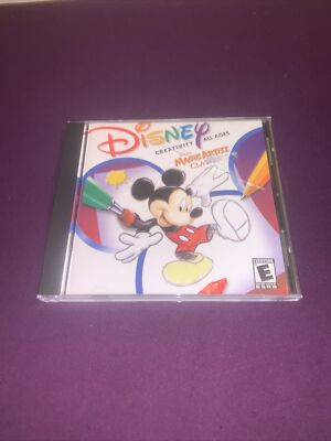 Vintage Disney Creativity: Magic Artist Classic (PC, 1997, Windows and ...