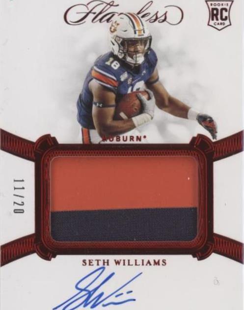 2021 Panini Flawless Collegiate - Rookie Patch Autographs Vertical Seth ...
