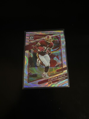 Clinton Portis 2021 Donruss Optic Silver Wave Prizm /299 Commanders 6 ...