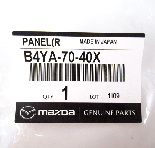 Genuine OEM Mazda B4YA-70-40X Right Rear Fender Panel Extension 2014 ...