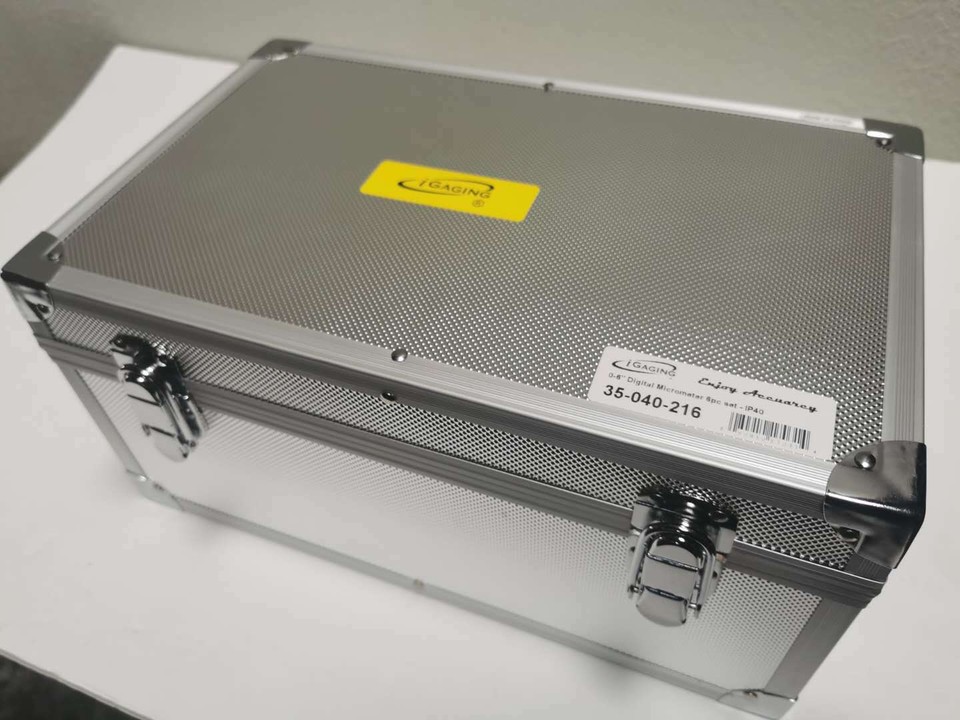 iGaging 0-6" Digital Electronic Micrometer Set 0-1", 1-2", 2-3", 3-4 ...