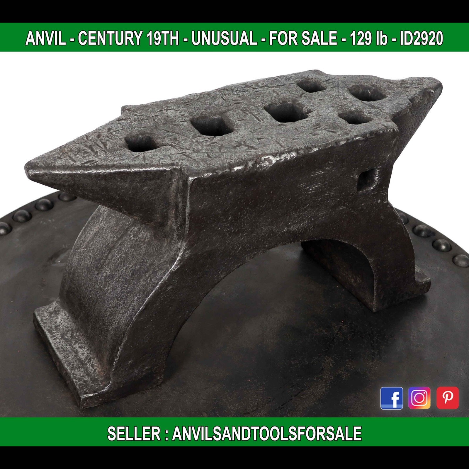 ANVIL - CENTURY 19TH - UNUSUAL - 129 lb - ID2920 | eBay