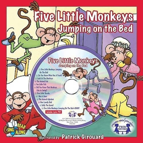 Five Little Monkeys Jumping on the Bed (Book & CD) (Read & Sing Along ...