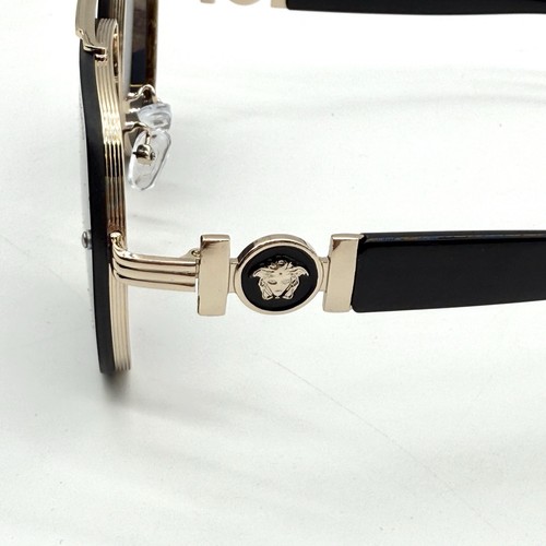 Men’s Versace Black Lens Rimless Gold Medusa Sunglasses | eBay