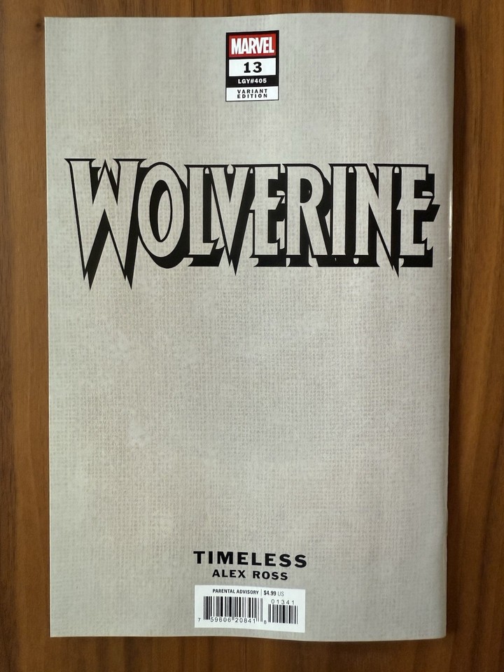 Wolverine #13 | 2025 | Alex Ross Timeless Variant | Mastermind ...