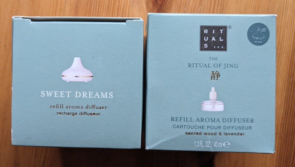 Rituals of Jing REFILL aroma diffuser (x2). Electronic difuser refill ...