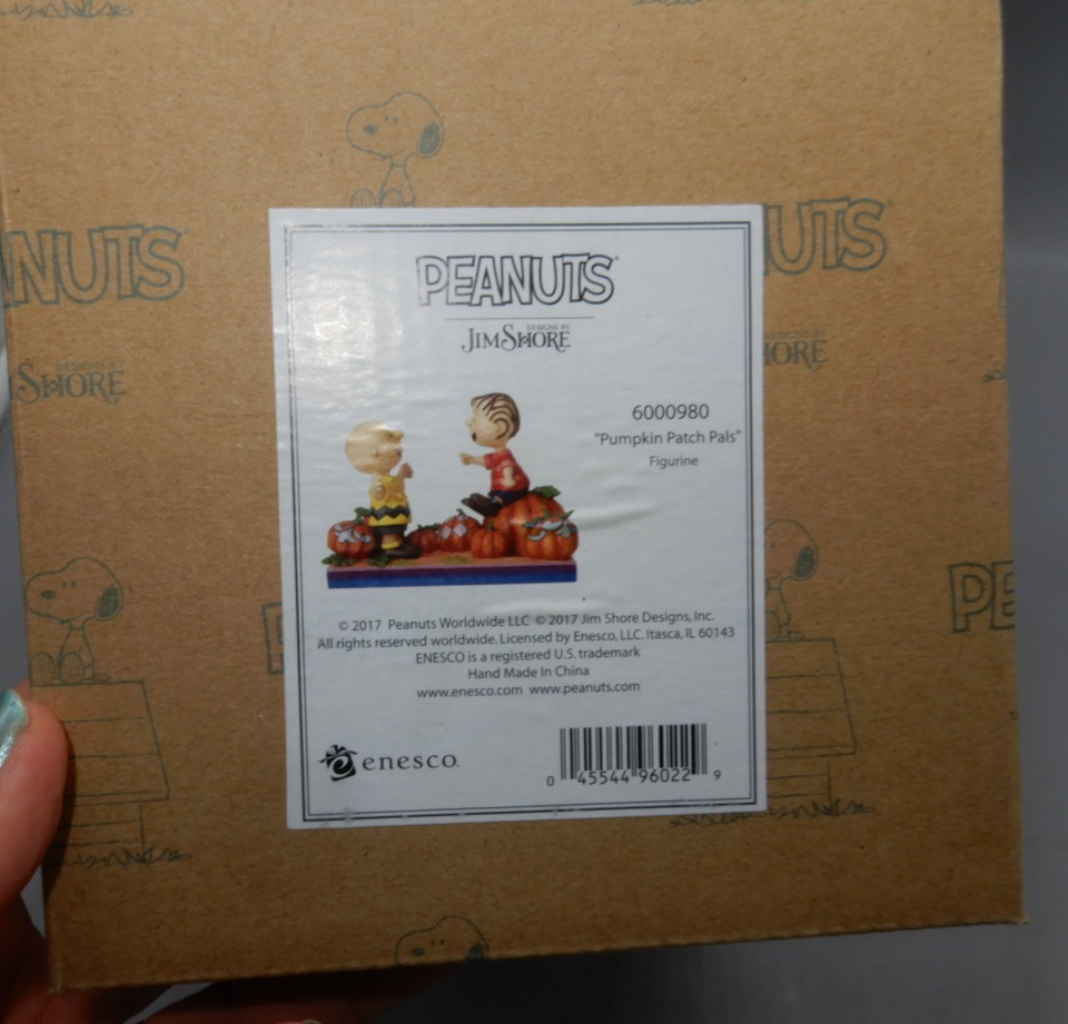 Jim Shore Peanuts PUMPKIN PATCH PALS Figurine in box 6000980 rare Linus/Charlie | eBay