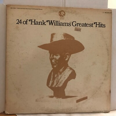 HANK WILLIAMS LP 24 GREATEST HITS | eBay