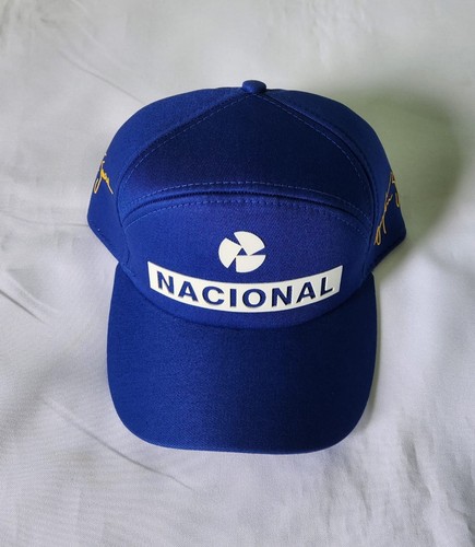AYRTON SENNA OFFICIAL HAT CAP BLUE NACIONAL BANK FORMULA 1 F1 NEW ...