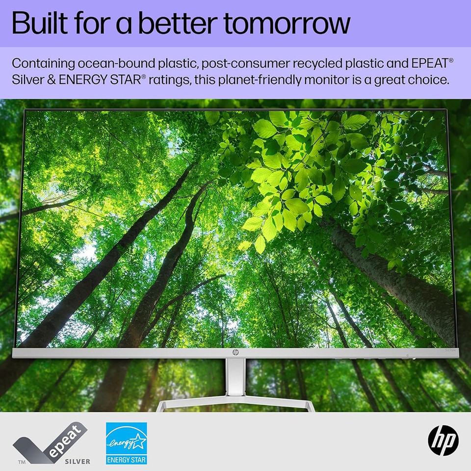 Hewlett Packard 27" 527sw IPS PC Monitor Series 5 FHD 1080p 100Hz 16:9 ...