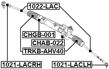 Steering Rack Bushing Fits Chevrolet 48500-85Z22, 48525-85Z00, 95209431 ...