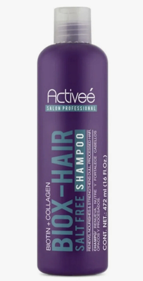 ACTIVEE BIOX HAIR SHAMPOO WITH BIOTIN COLLAGEN SALT FREE RENEWS ...