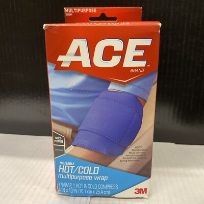 ACE Reusable Hot/Cold Neoprene Compression Wrap, 4" x 10" - DMGD BOX | eBay