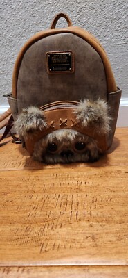 Rare Loungefly Star Wars Ewok Faux Leather Mini Backpack One Size | eBay