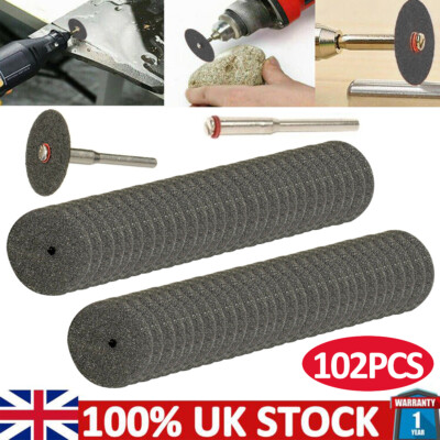 102 BLACK - RESIN CUTTING DISC KIT FOR ROTARY TOOL & DREMEL ACCESSORIES ...