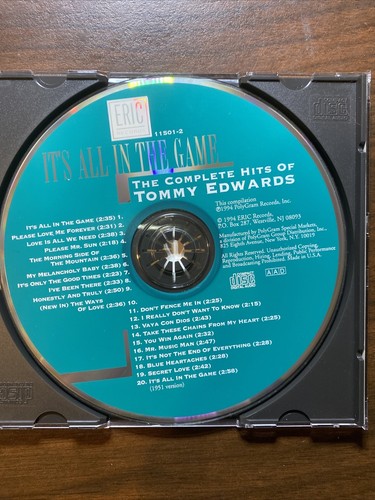 Complete Hits of by Edwards, Tommy (CD, 1995) 730531150126| eBay