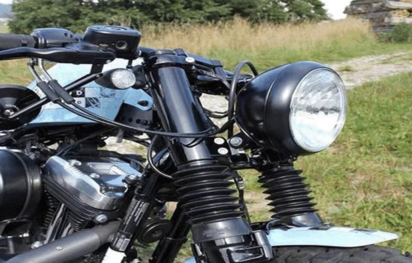 1Set Upper Fork Stem Nut Cap Covers For Harley X48 XL1200X 2016 2017 ...