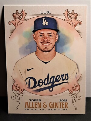 2021 Gavin Lux Topps Allen and Ginter #301 Short Print - Dodgers | eBay