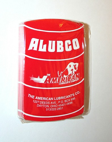 1970s ALUBCO American Lubricants Ohio Oil Barrel Drum Deck Of Cards New ...