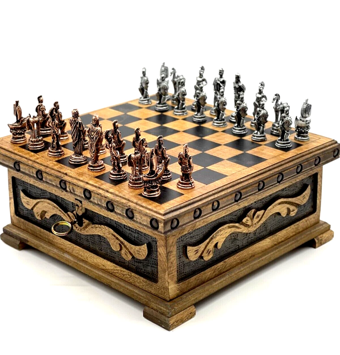 Fancy Chess Board With Pieces