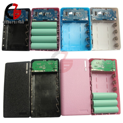 4 / 6 Batteries Solderless 18650 Mobile Power Bank DIY Case Charging ...