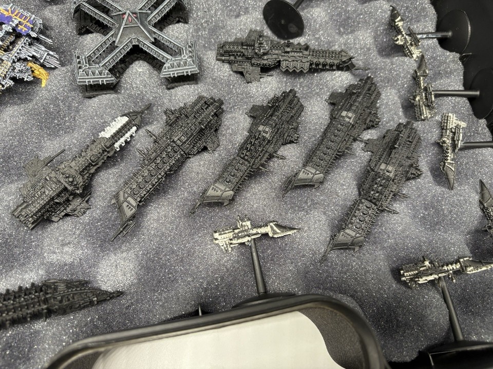 BATTLEFLEET GOTHIC SHIP & Imperial Retribution Class Battleship Lot 27 ...