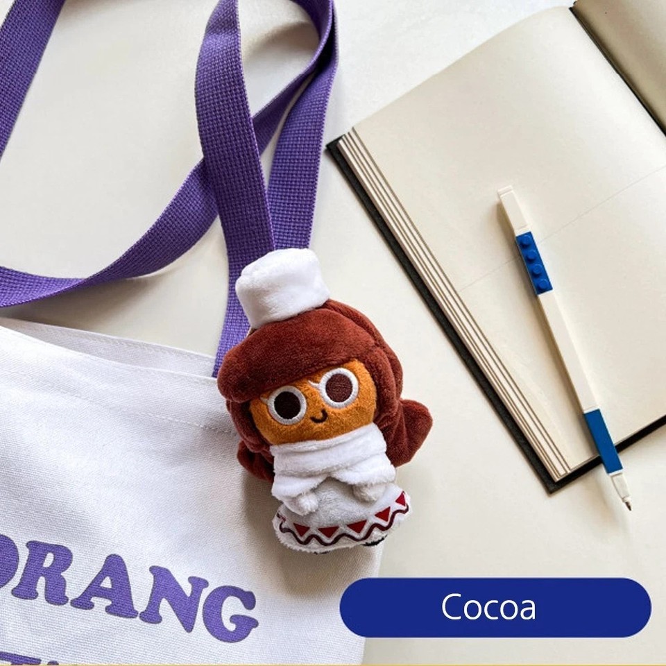 NEW Cookie Run Kingdom Cocoa Plushie Keyring Keychain Stuffed Toy Plush ...
