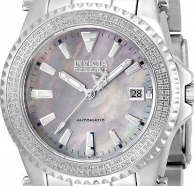 Invicta L.E. Grand Diver Swiss Watch Almost 1 Carat Natural Diamonds ...