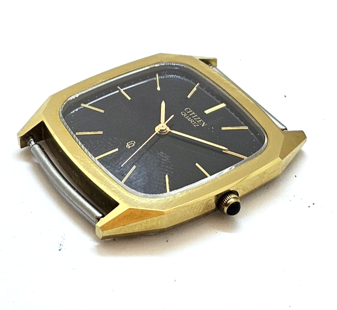Vtg Citizen 7933-79879 Gold Tank Quartz Men's Watch JAPAN | eBay