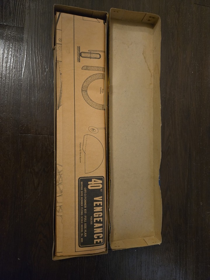 Joe Ott Vengeance Vultee Ott-O-Former Model Airplane Kit 40” Wing Span ...