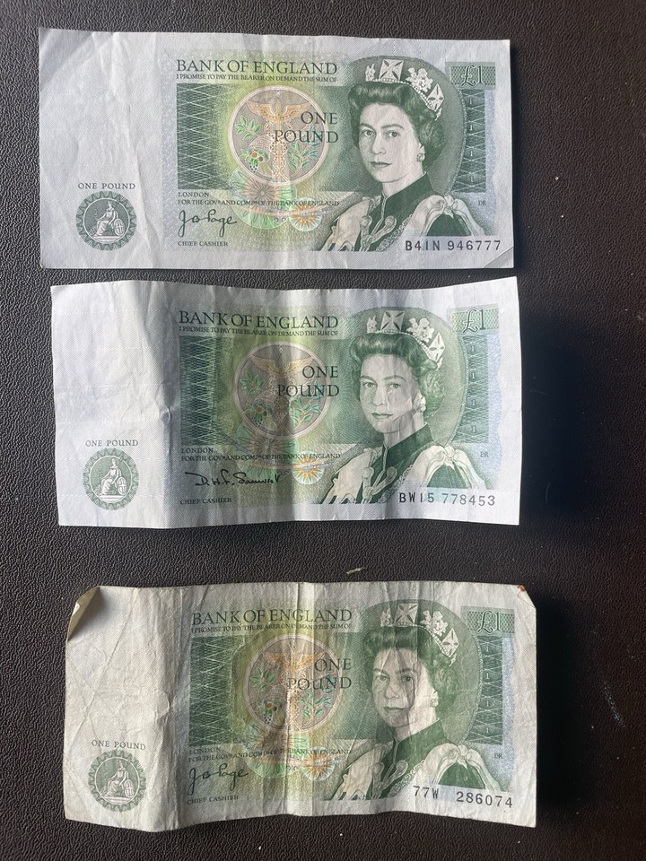 Sterling one pound bank notes | eBay UK