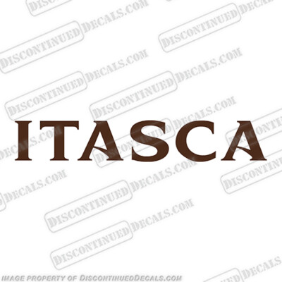Fits Itasca Front RV Decal - Brown 3.5" x 28" | eBay