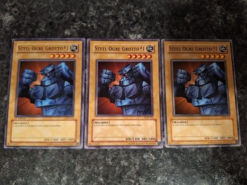 3X Steel Ogre Grotto #1 LOB-112 - Yugioh Yu Gi Oh! 3 Playset Mixed | eBay