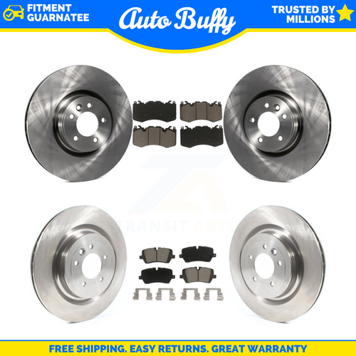 [Front+Rear] Disc Brake Rotors And Ceramic Pads Kit For Land Rover ...