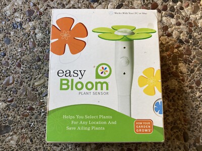 EASY BLOOM PLANT SENSOR USE YOUR PC OR MAC TO MONITOR YOUR PLANTS NEW ...