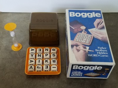 1976 Classic Vintage Boggle Board Game In Box Timer Word Retro | eBay
