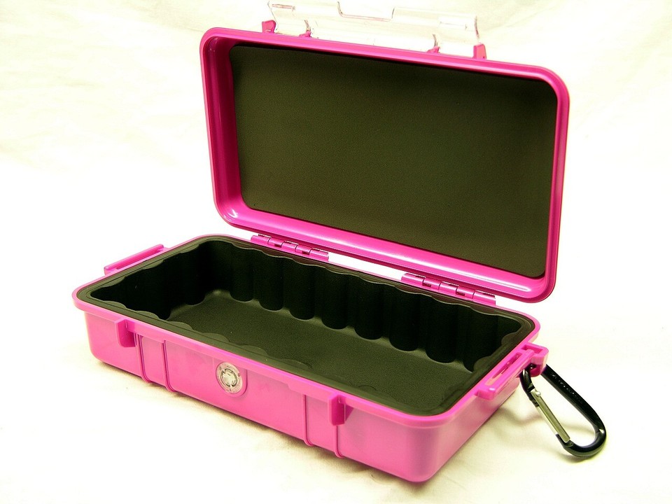 New Pelican ™ 1060 Solid Pearl Pink Micro Case includes Free engraved ...