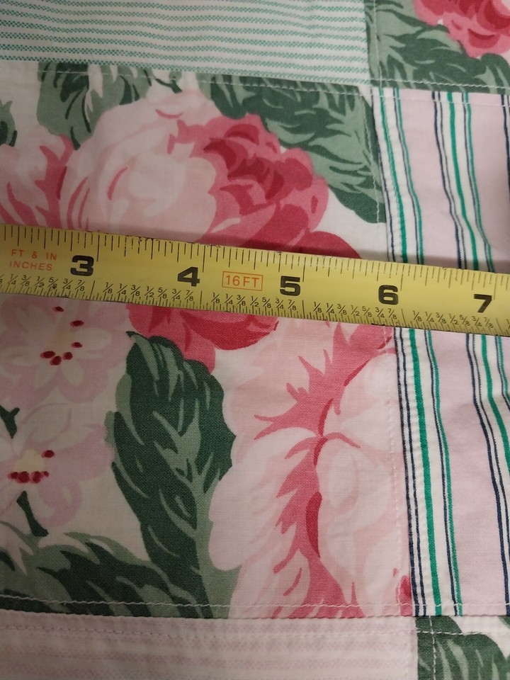 Ralph Lauren Watermill Patchwork Shower Curtain Cotton Fabric-6 ...