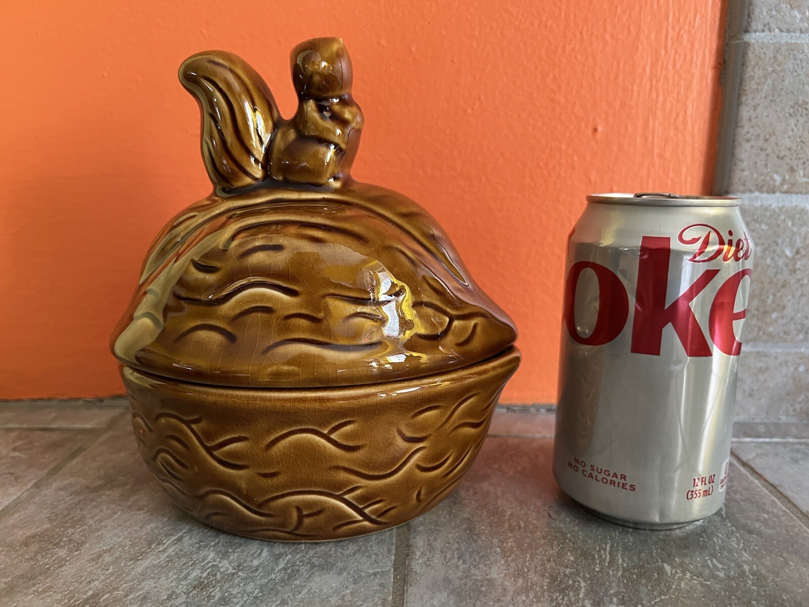 Vintage Ceramic SQUIRREL on NUT Covered Nut Candy Snack BOWL / DISH | eBay