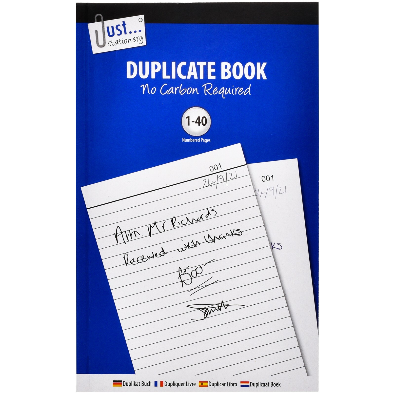 DUPLICATE BOOKS Carbon Copy Carbonless Cash Sales Order VAT Payment ...