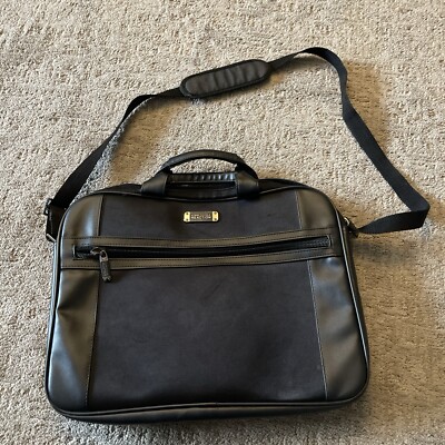 KENNETH COLE REACTION R-TECH Laptop Bag Briefcase Black Handles ...