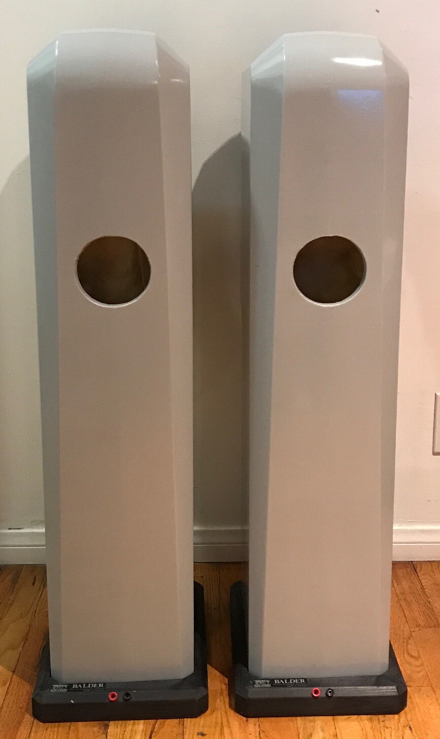 Rauna Ymer, Njord, Balder Swedish concrete transmission line speakers W ...