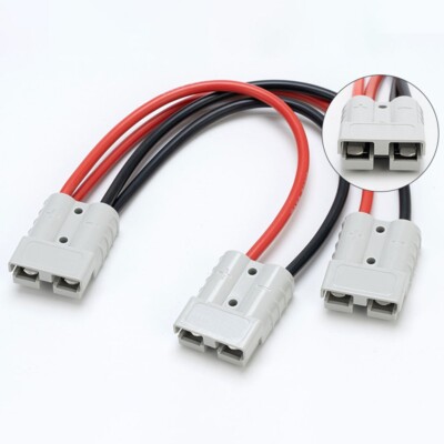50 Amp For Anderson Plug Connector Double Y Adapter 4mm 6mm Automotive ...